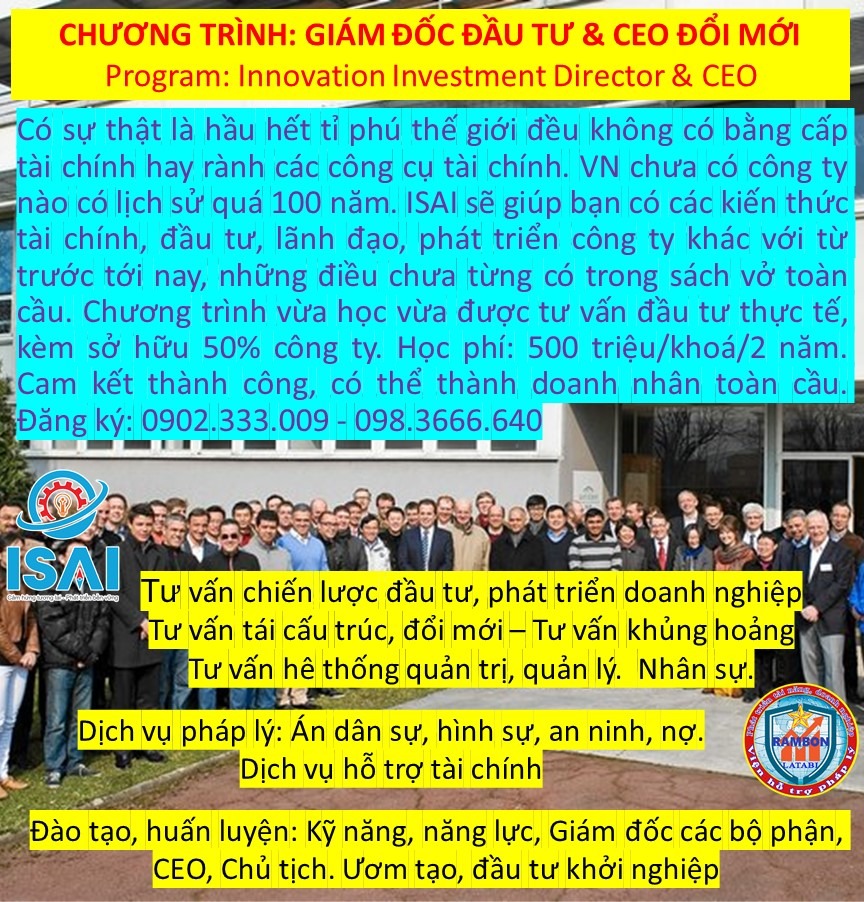 Mô hình tuyển dụng đặc biệt HR ISAI của Viện ISAI dành cho các thành ...